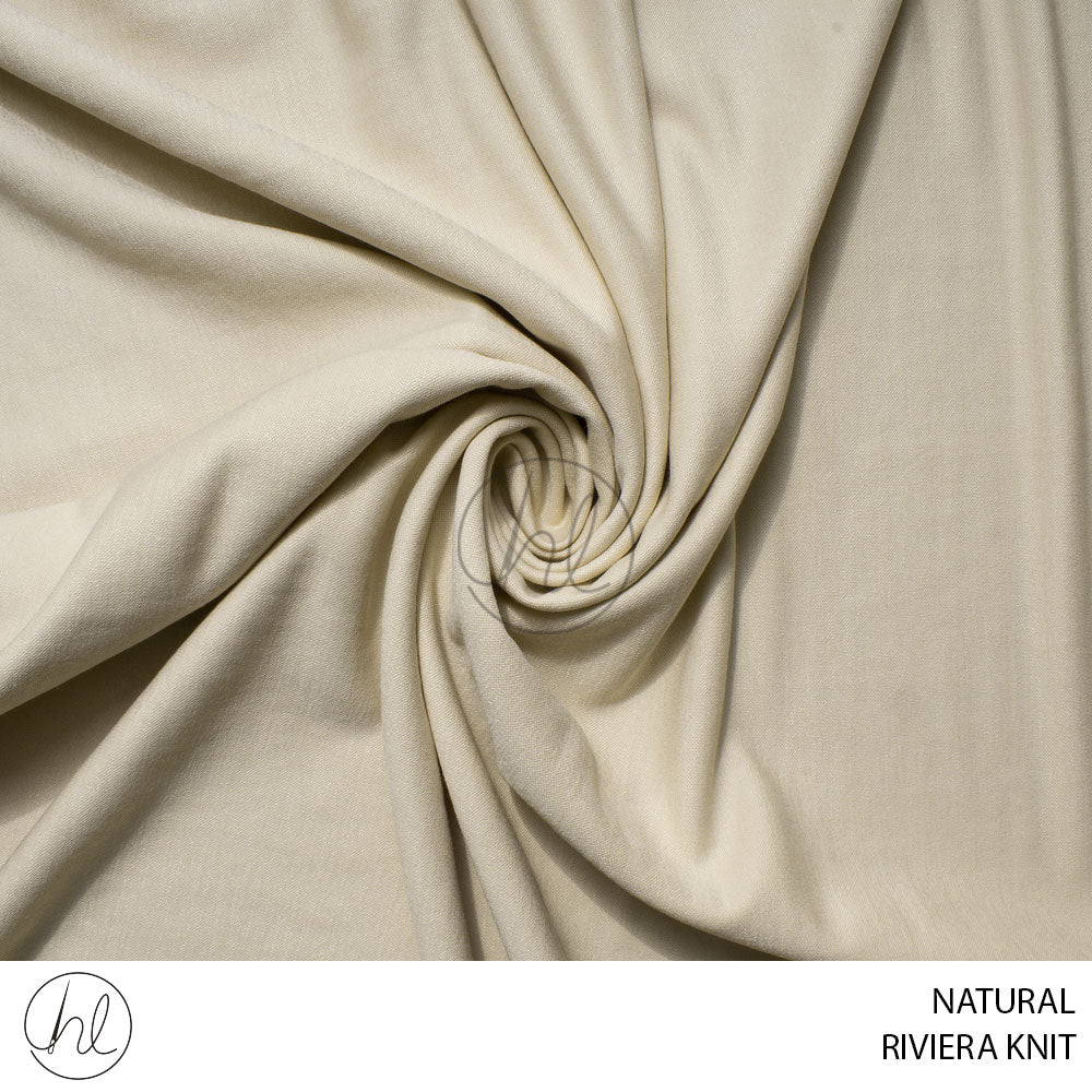 RIVIERA KNIT 59 NATURAL 150CM PER M – Habby And Lace