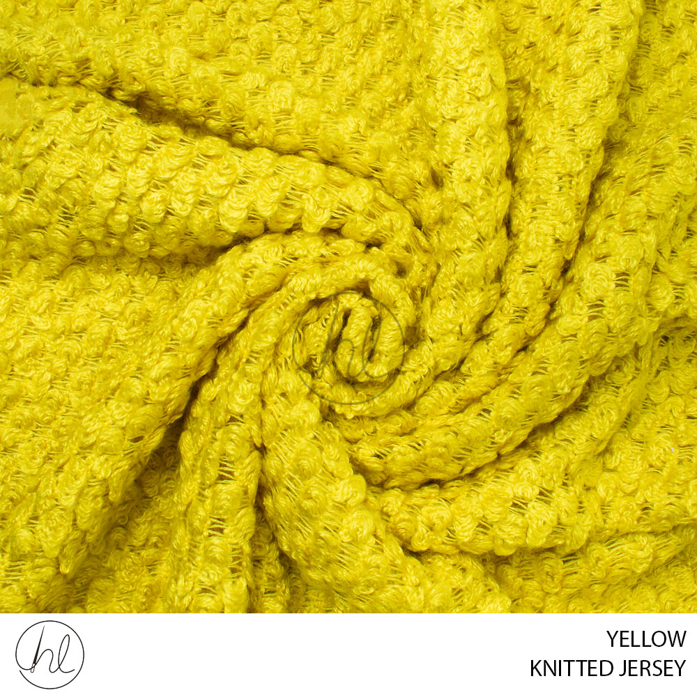 KNITTED JERSEY 51 YELLOW 150CM PER M – Habby And Lace
