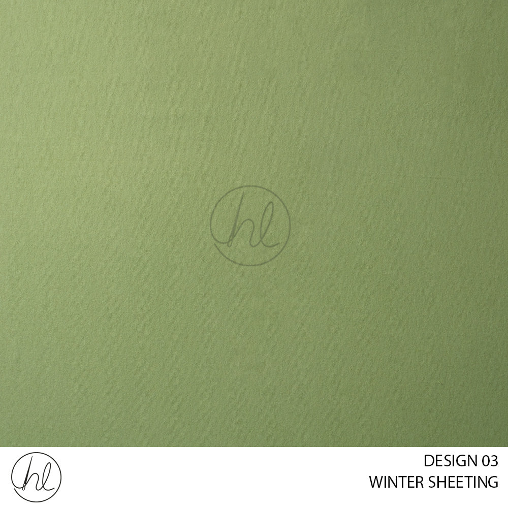 WINTER SHEETING 9 DESIGN 03 LIME 240CM WIDE PER M – Habby And Lace