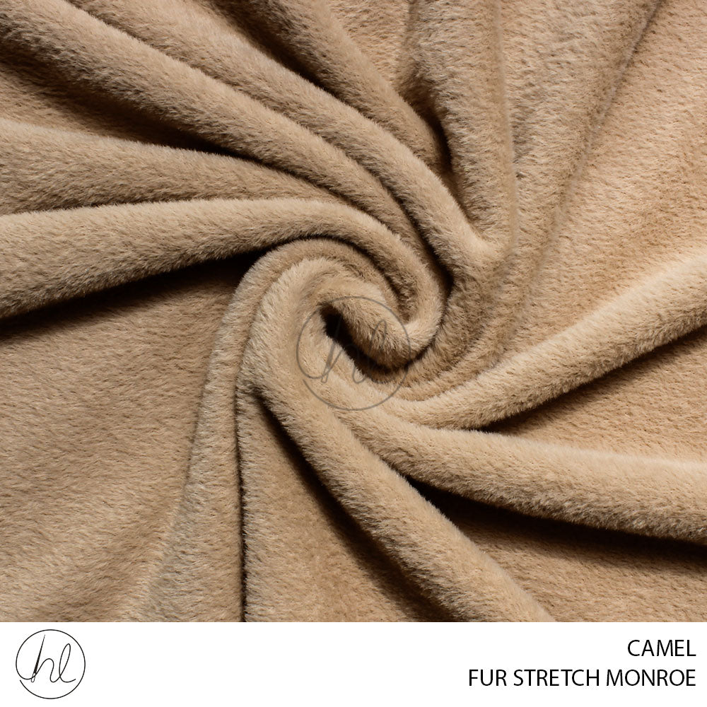 FUR STRETCH MONROE DESIGN 02 CAMEL 51 150CM PER M – Habby And Lace