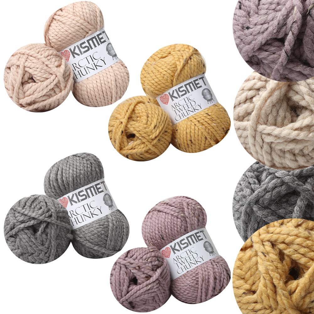 Kismet Arctic Tweed Chunky – Habby And Lace