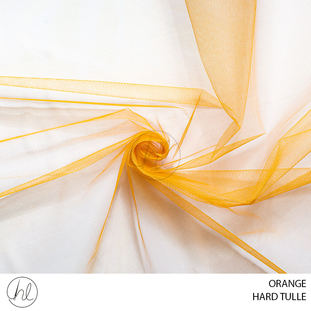 HARD TULLE (51) ORANGE (150CM) PER M – Habby And Lace
