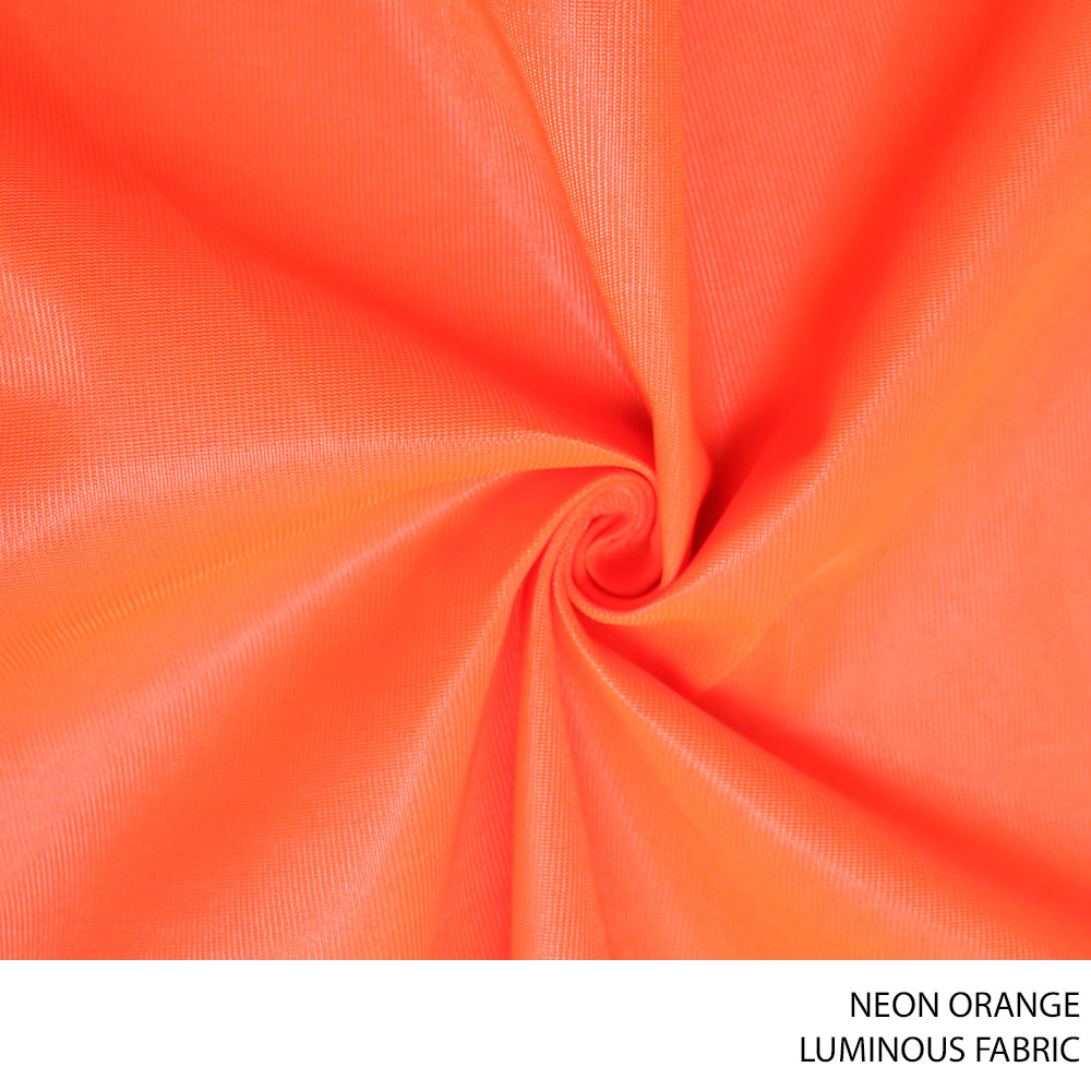 LUMINOUS FABRIC NEON ORANGE 150CM PER M – Habby And Lace