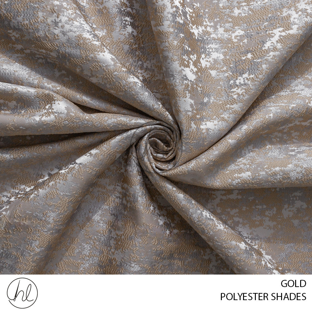 POLYESTER SHADES 678 GOLD 280CM WIDE PER M – Habby And Lace
