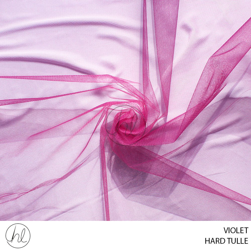 HARD TULLE 781 VIOLET 150CM PER M – Habby And Lace