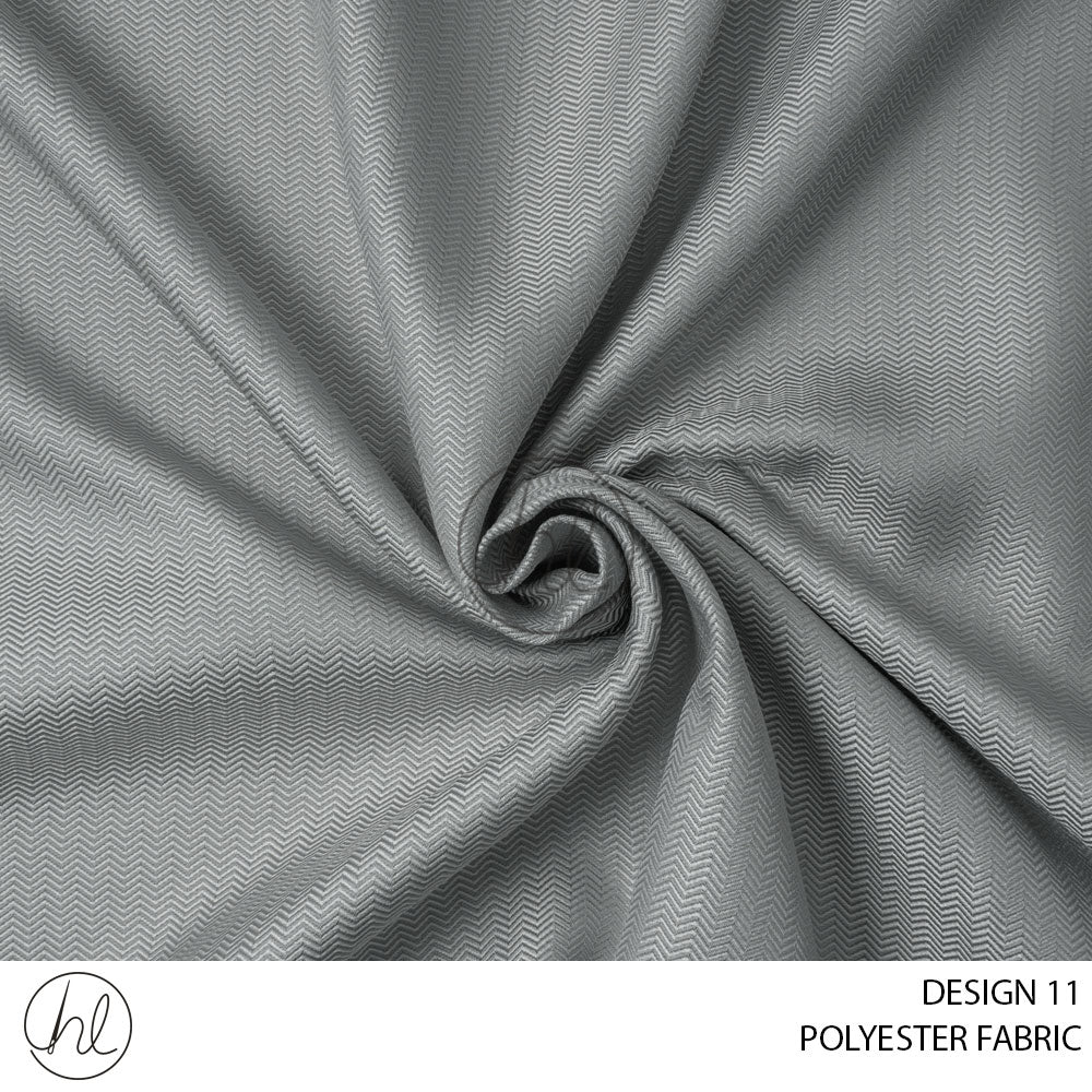 POLYESTER FABRIC 3501 DESIGN 11 SILVER 280CM WIDE PER M – Habby And Lace