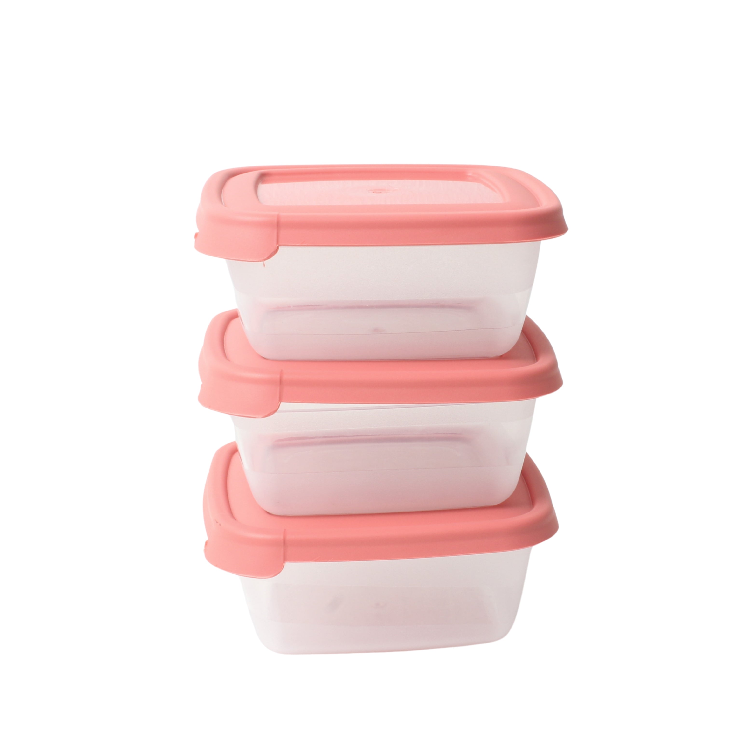 STORAGE BOX WITH LID 3PCE CORAL 024001600 – Habby And Lace