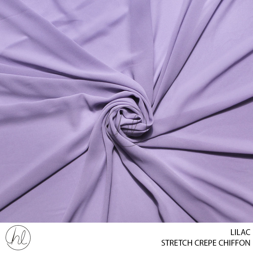 STRETCH CREPE CHIFFON (53) LILAC (150CM) PER M – Habby And Lace