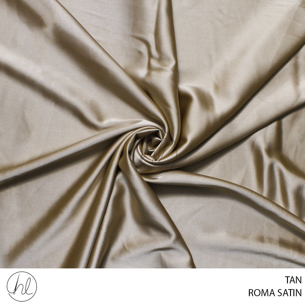 ROMA SATIN 781 TAN150CM PER M – Habby And Lace