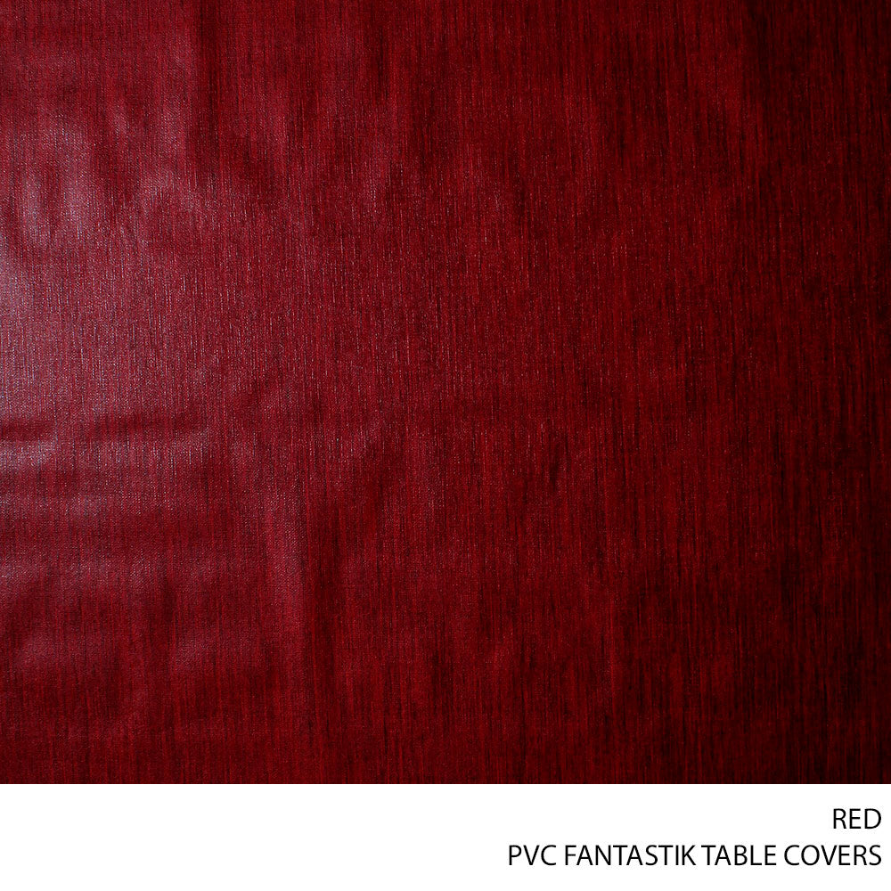 PVC FANTASTIK TABLE COVERS RED ROLL ROLL 007 – Habby And Lace