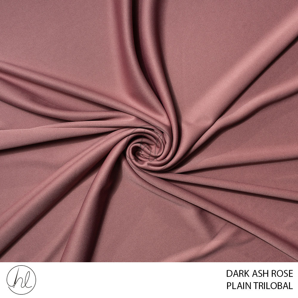 PLAIN TRILOBAL 51 DARK ASH ROSE 150CM PER M – Habby And Lace
