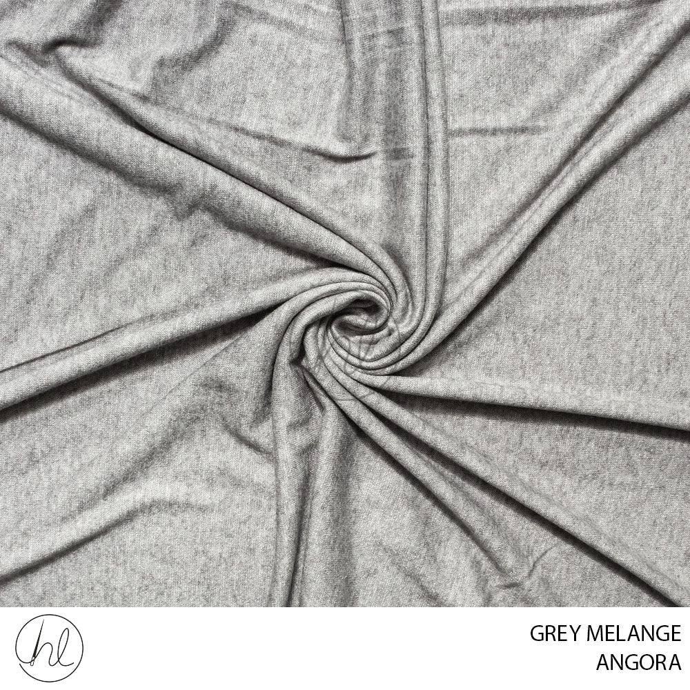 ANGORA (51) GREY MELANGE (150CM) PER M – Habby And Lace
