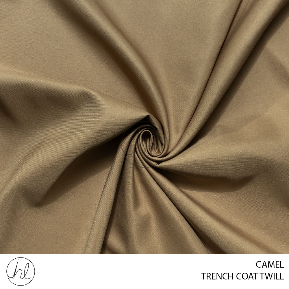 Trench Coat Twill (56) Camel (140cm) Per M – Habby And Lace