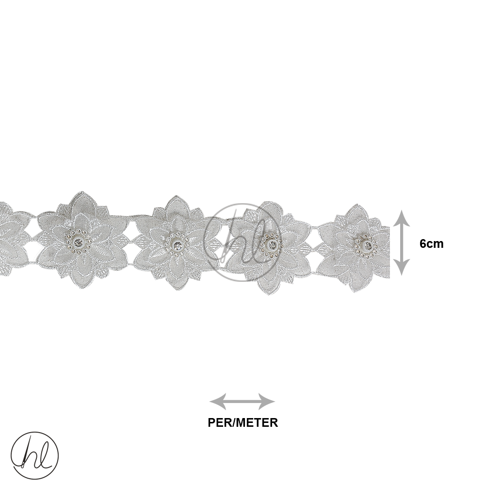 Braid 6cm White – Habby And Lace