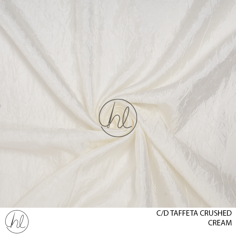 C/D Crushed Taffeta CP 280cm Cream – Habby And Lace