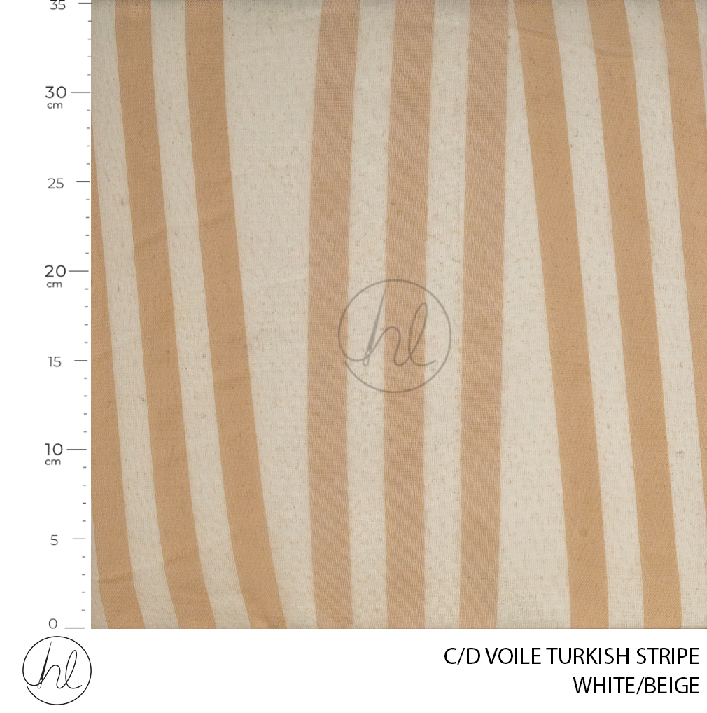 C/D Voile Turkish Stripe – Habby And Lace