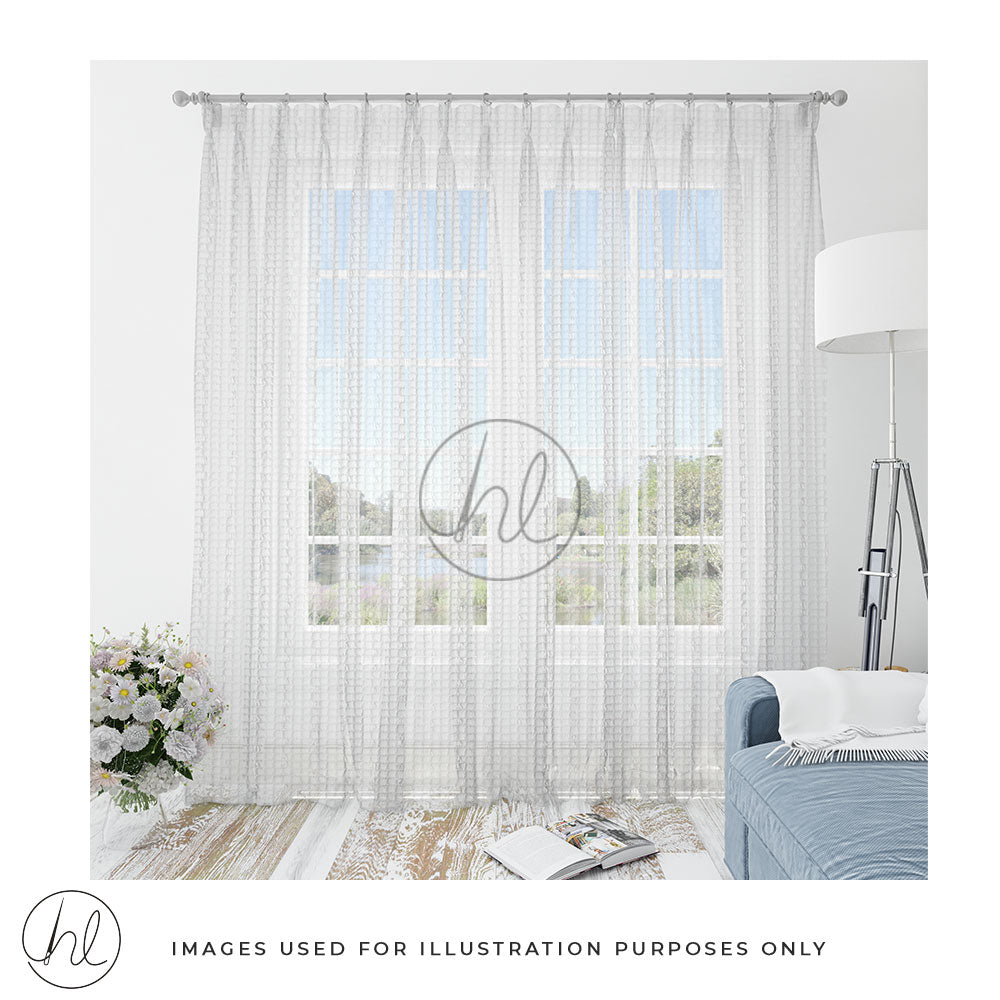 JAVA LACE 781 DESIGN 03 WHITE 280CM WIDE PER M – Habby And Lace