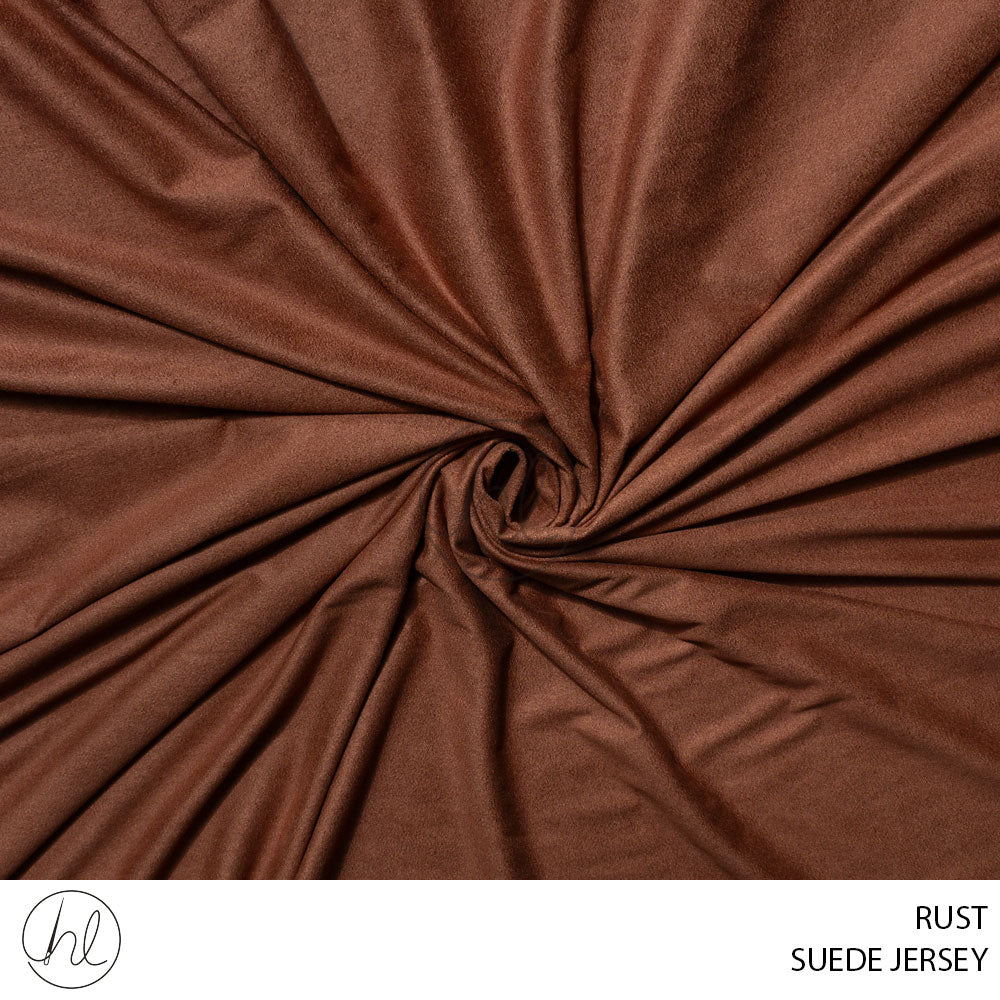 SUEDE JERSEY 51 RUST 150CM PER M – Habby And Lace