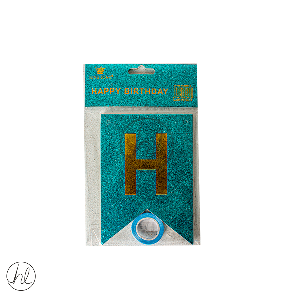 Banner (Happy Birthday) (BLUE) – Habby And Lace