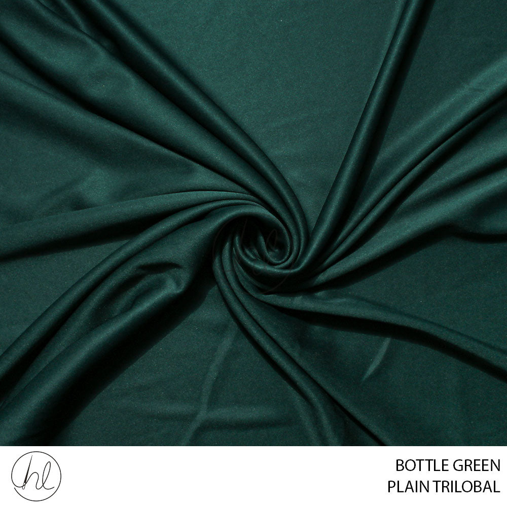 PLAIN TRILOBAL (781) BOTTLE GREEN (150CM) PER M – Habby And Lace