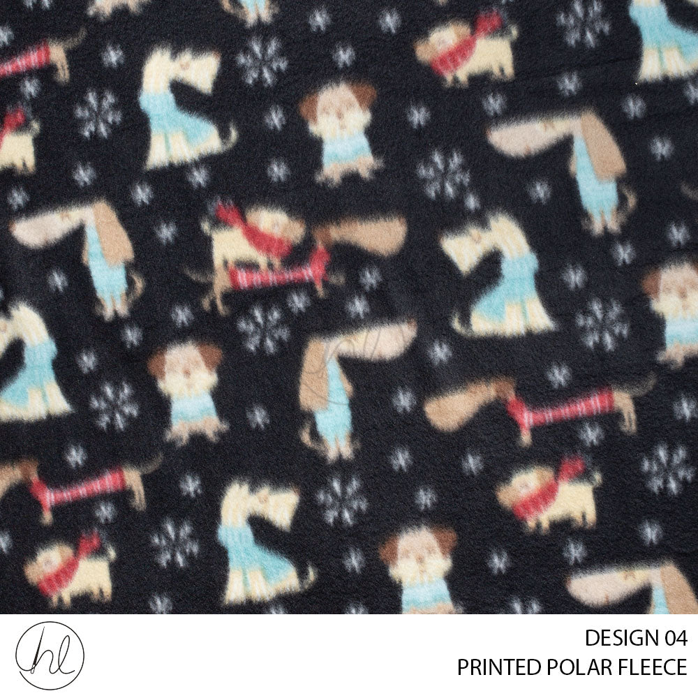 PRINTED POLAR FLEECE 51 ASSORTED 150CM PER M – Habby And Lace