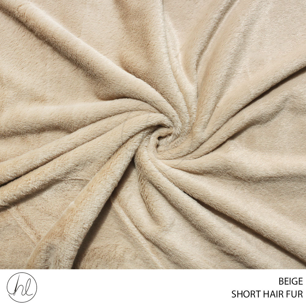 FUR SHORT HAIR 150CM BEIGE ROLL ROLL 001 – Habby And Lace