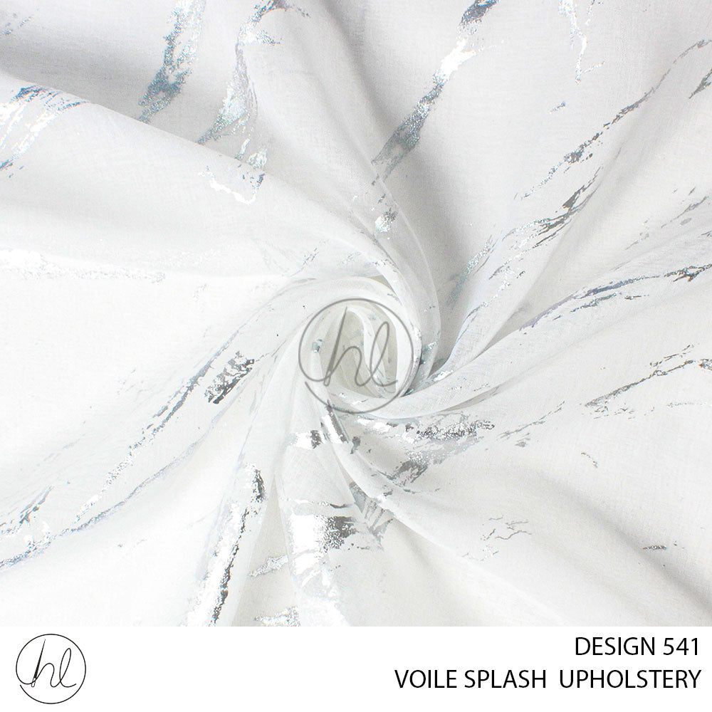 Voile Splash (White Silver) – Habby And Lace
