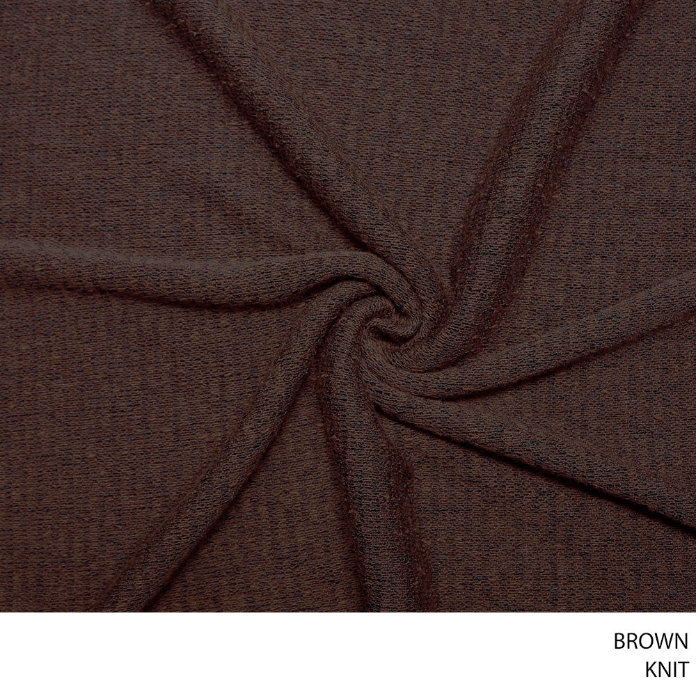 KNIT FABRIC BROWN ROLL ROLL 001 – Habby And Lace