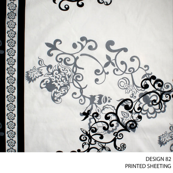 PRT SHEETING BAMBOO TEKSIL BLK/WHT ROLL 001 1 – Habby And Lace