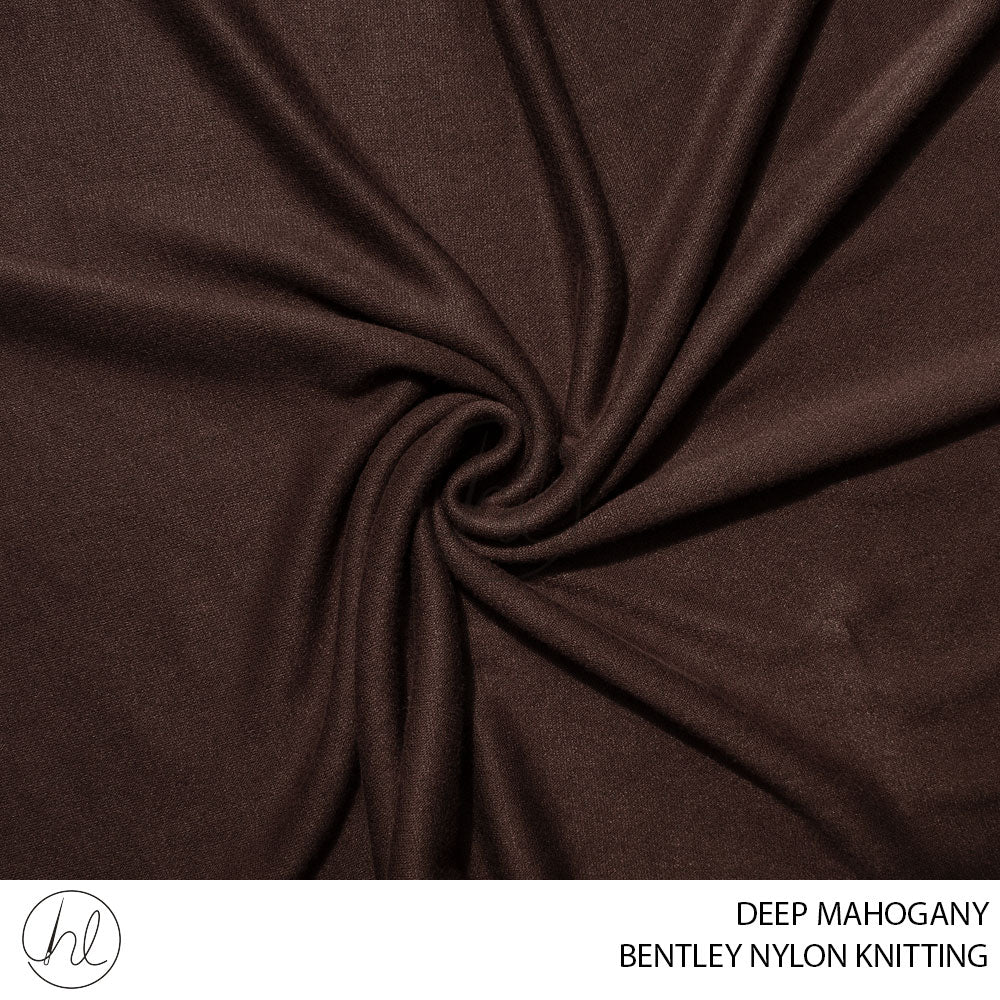 BENTLEY NYLON KNITTING (51) DEEP MAHOGANY (150CM) PER M – Habby And Lace
