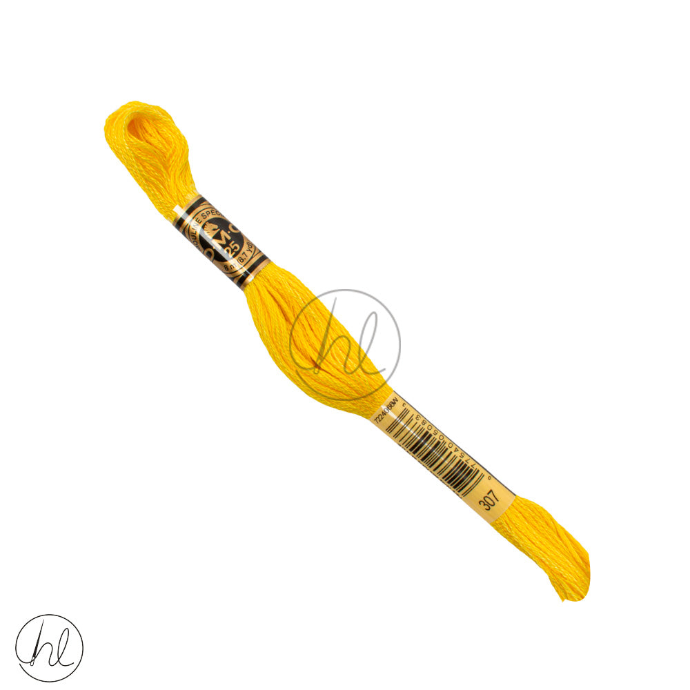 DMC Embroidery Thread (307.) (Yellow) – Habby And Lace