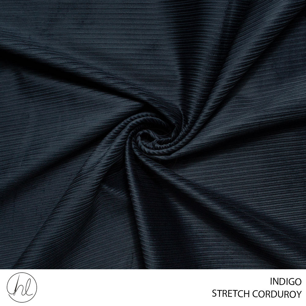 STRETCH CORDUROY 51 INDIGO 150CM PER M – Habby And Lace
