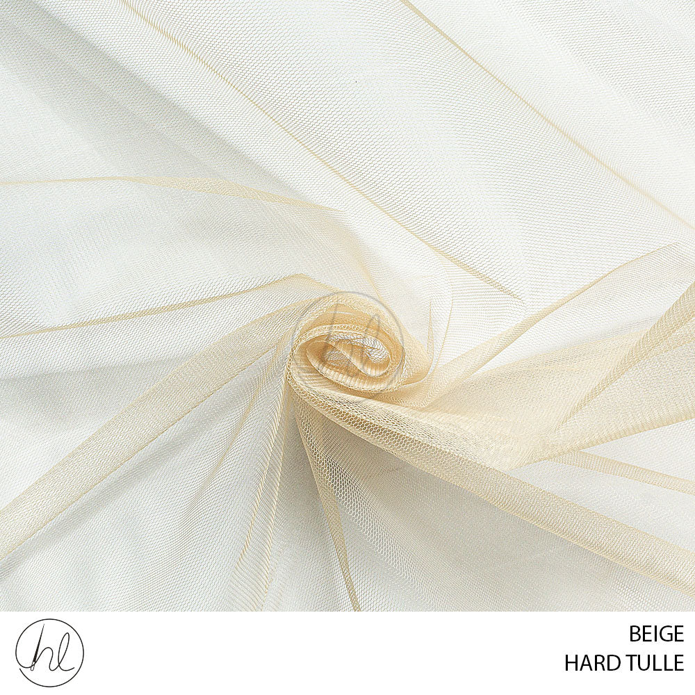 HARD TULLE 51 BEIGE 150CM PER M – Habby And Lace