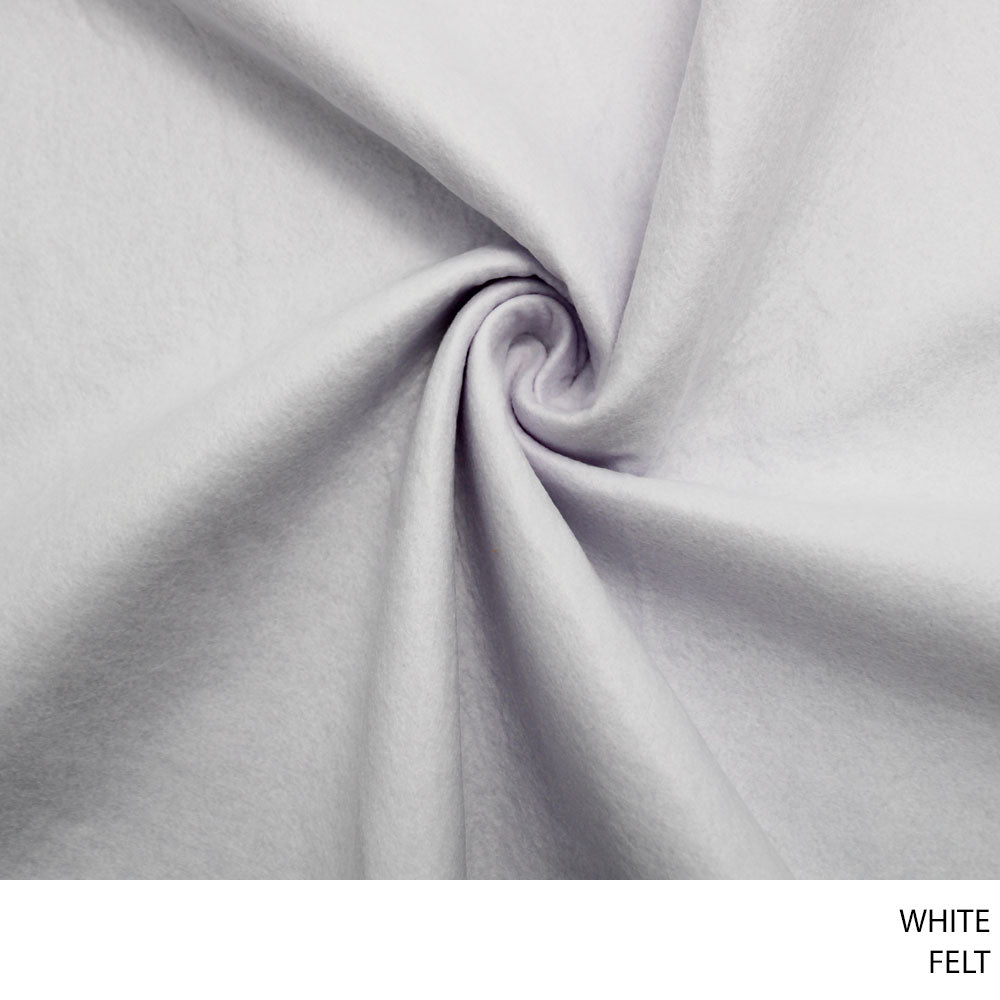 Felt 180cm White – Habby And Lace