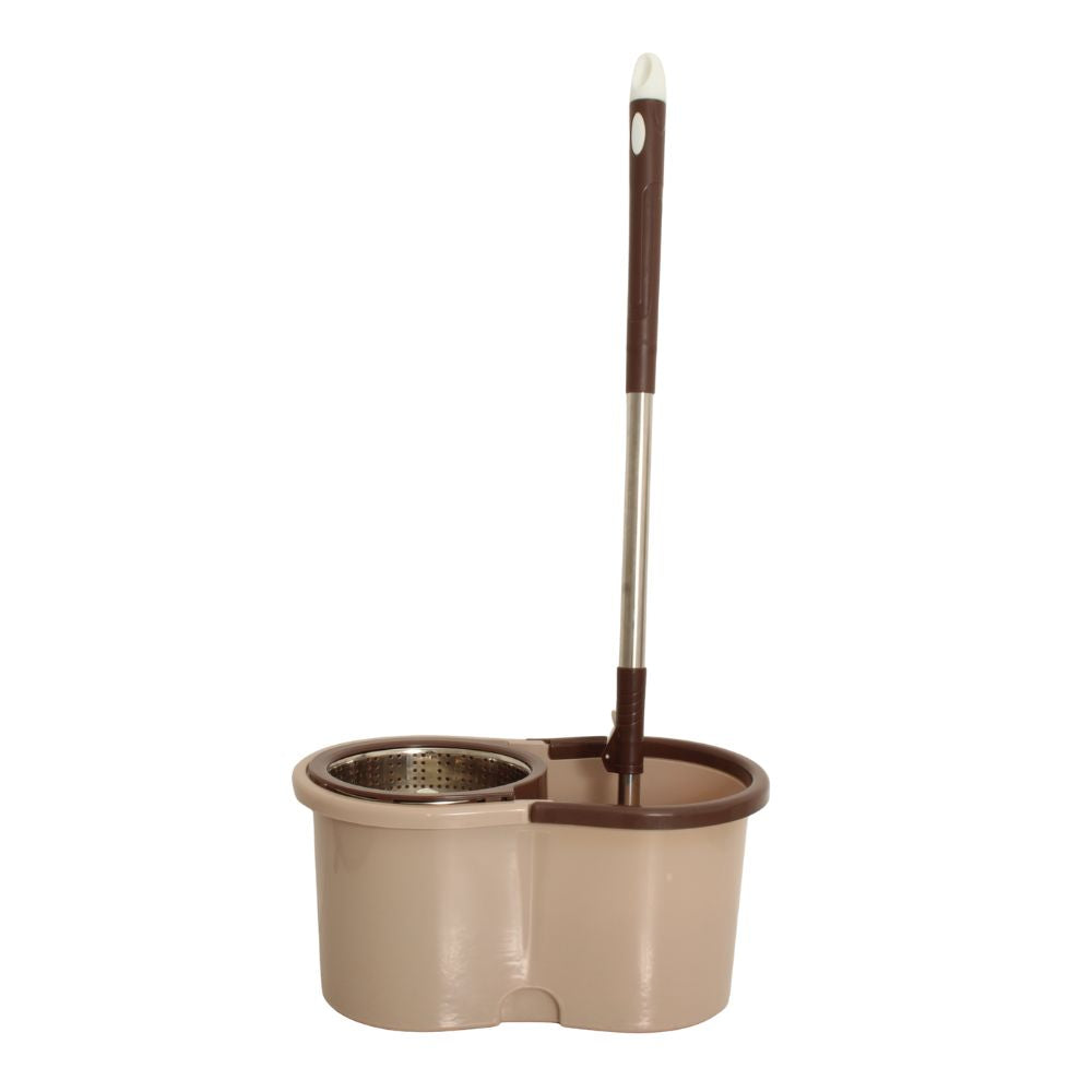 ROTATING STEEL MOP AND BUCKET BEIGE – Habby And Lace