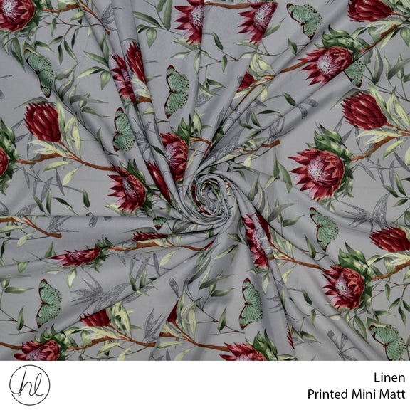 MINI MAT PRT PROTEA/DRAGONFLY LINEN ROLL ROLL 001 – Habby And Lace