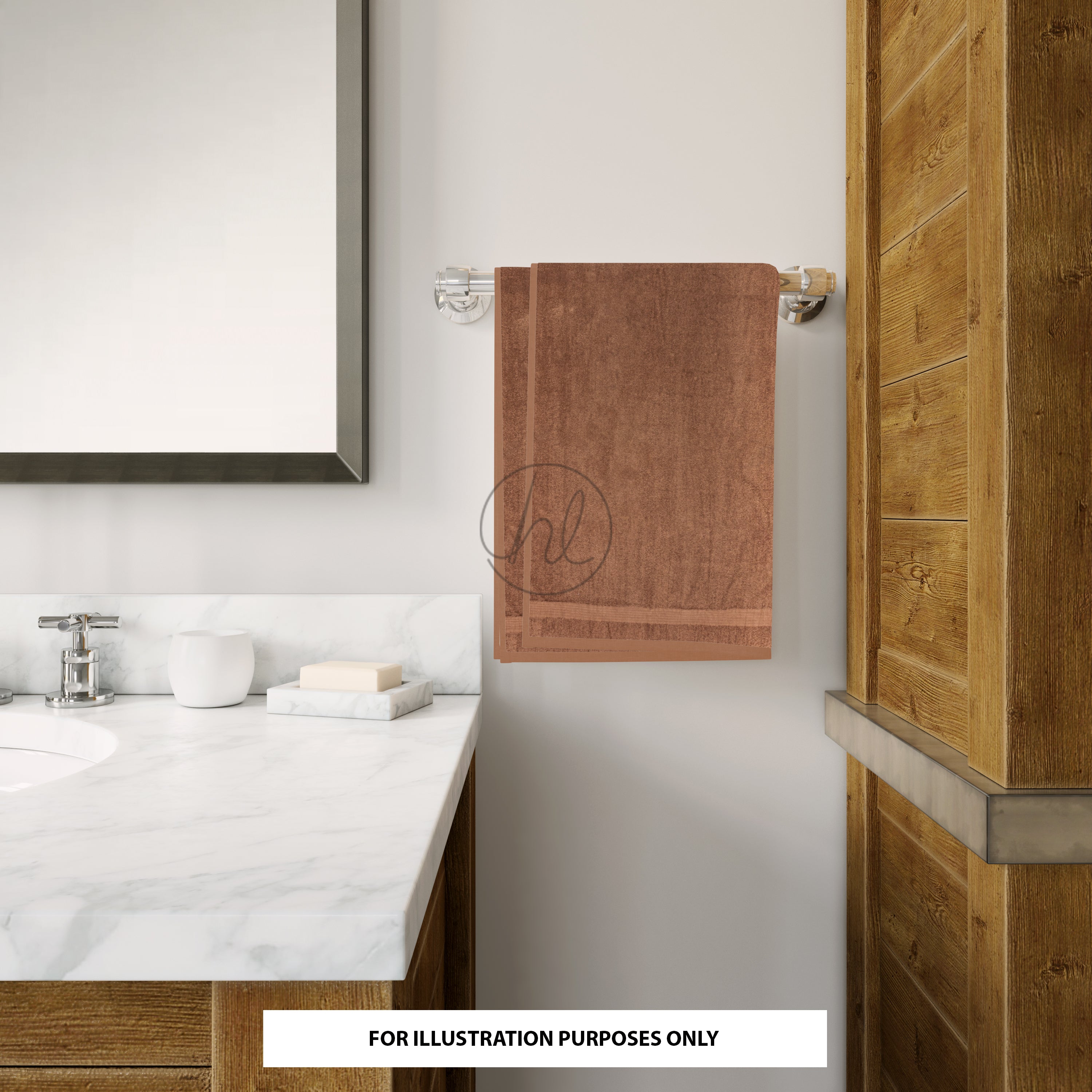 Bristol Egyptian (Bath Sheet) (Chest Nut) (85X150cm) – Habby And Lace