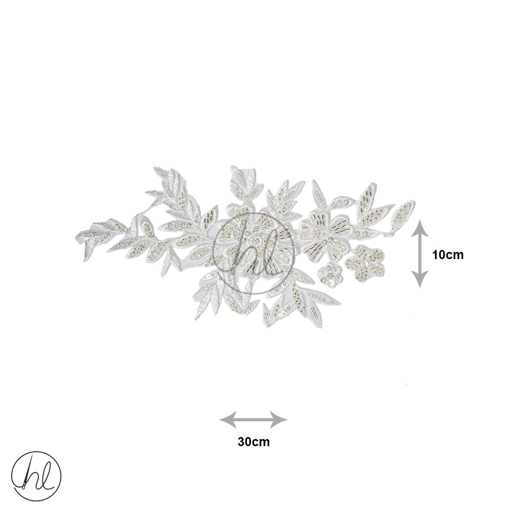 Motifs Fancy 10CMX30CM White – Habby And Lace