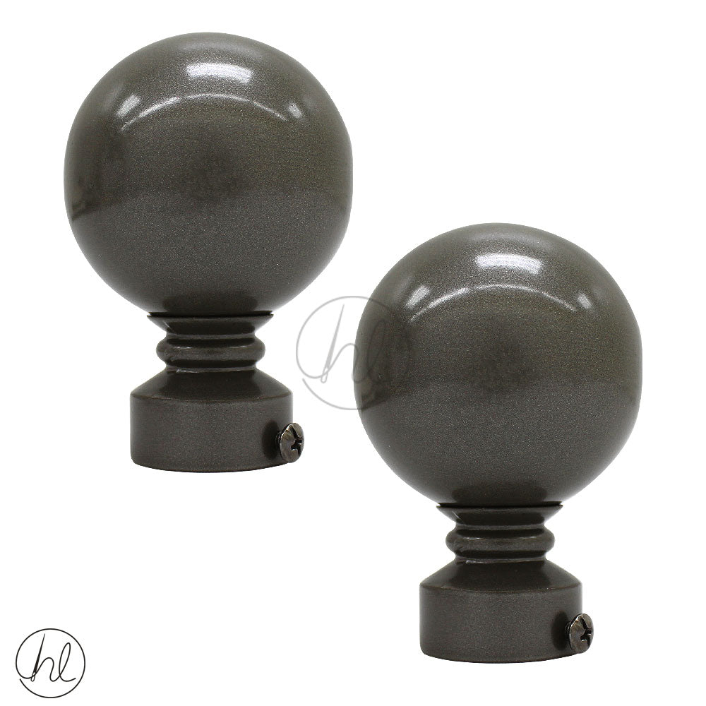 METAL BALL FINIAL 25MM BRONZE – Habby And Lace