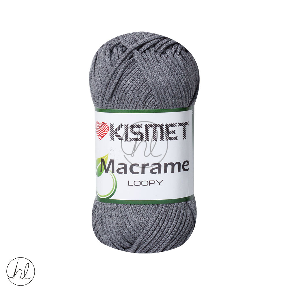 KISMET MACRAME LOOPY 200G LIGHT GREY – Habby And Lace