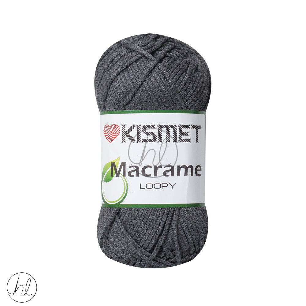 KISMET MACRAME LOOPY 200G DARK GREY – Habby And Lace