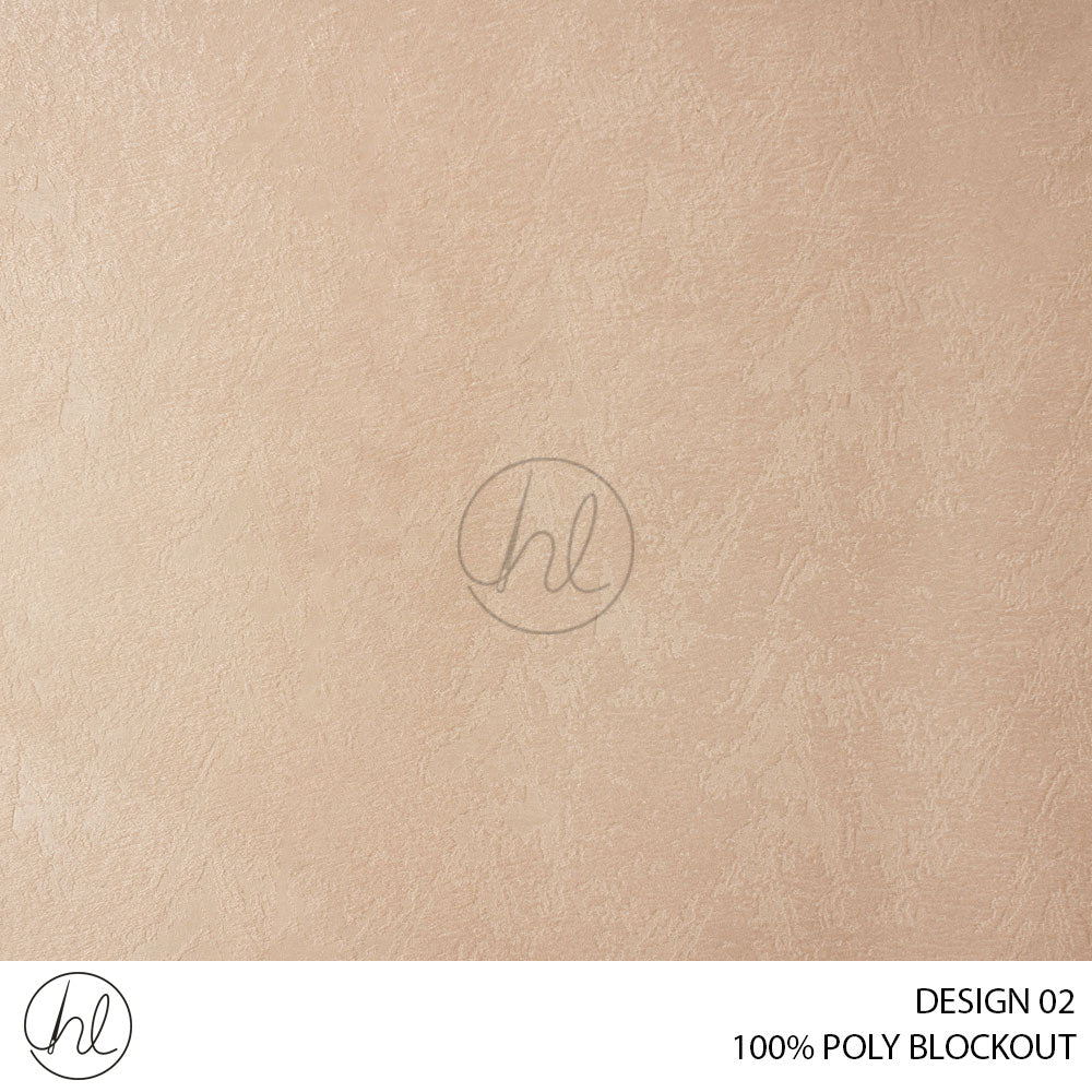 100% POLY BLOCKOUT 53 DESIGN 02 STONE 280CM WIDE PER M – Habby And Lace