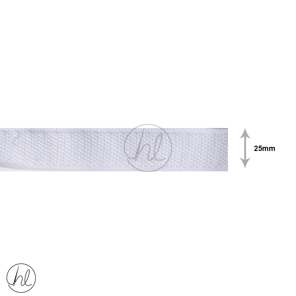 VELCRO WHITE 25MM P/METER – Habby And Lace
