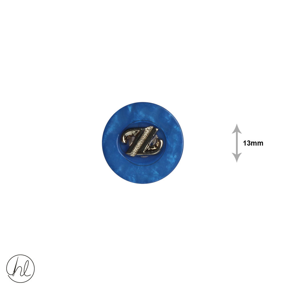 PLAIN BUTTONS SAXE BLUE 9160 13MM – Habby And Lace