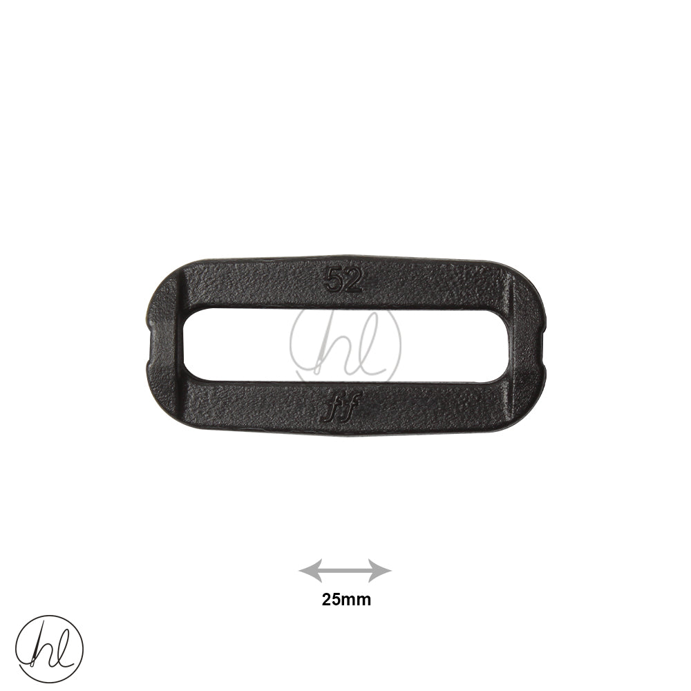 PLASTIC RECTANGLE SLIDE 25MM – Habby And Lace