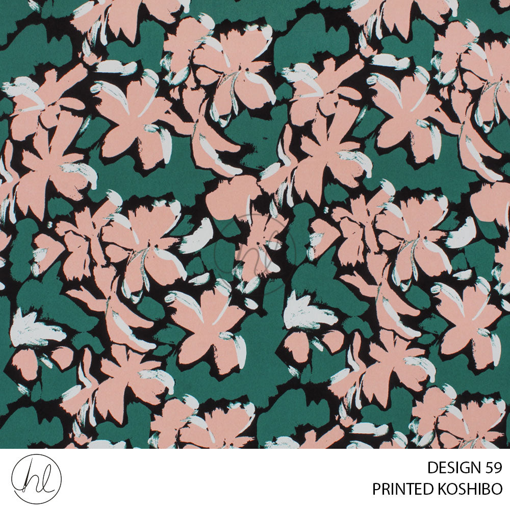 PRINTED KOSHIBO (51) (PER M) (DESIGN 59) (MULTI) (150CM WIDE) – Habby ...