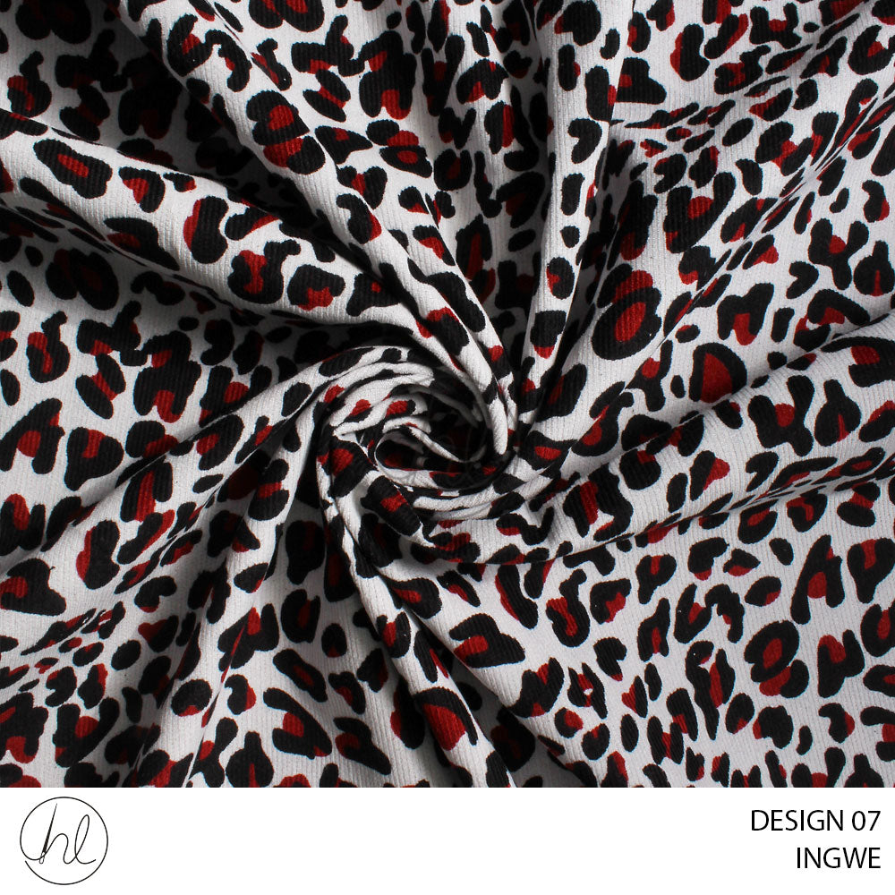 INGWE DESIGN 07 BROWN 67 112CM PER M – Habby And Lace