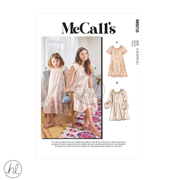 MCCALL'S PATTERN M8216 – Habby And Lace